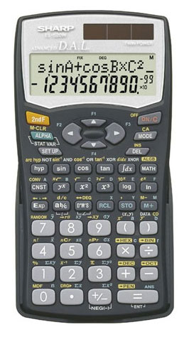 Abacus Calculators | Sharp EL520WBBK