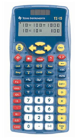 Abacus Calculators | Texas Instruments TI-15 Explorer